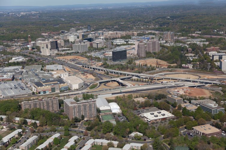 dulles metro rail_aerial 4 - Century Engineering